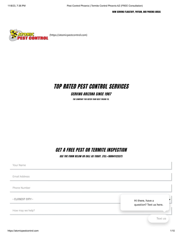 Phoenix Pest & Termite Control | PDF