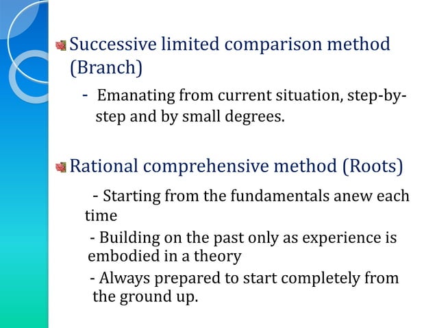 Charles E. Lindblom: The science of muddling through. | PPTX
