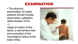 a study on sciatica | PPTX