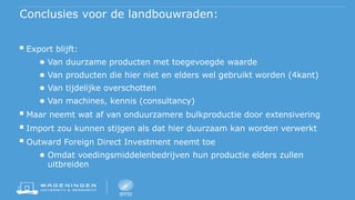 KjJ Poppe verdienmodel nl landbouw | PPT