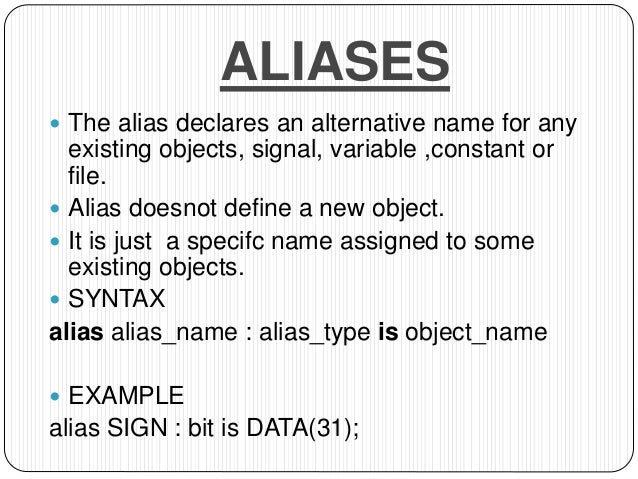 Ppt On Vhdl Subprogrampackagealiasusegenerate And Concurrent Stat 2731