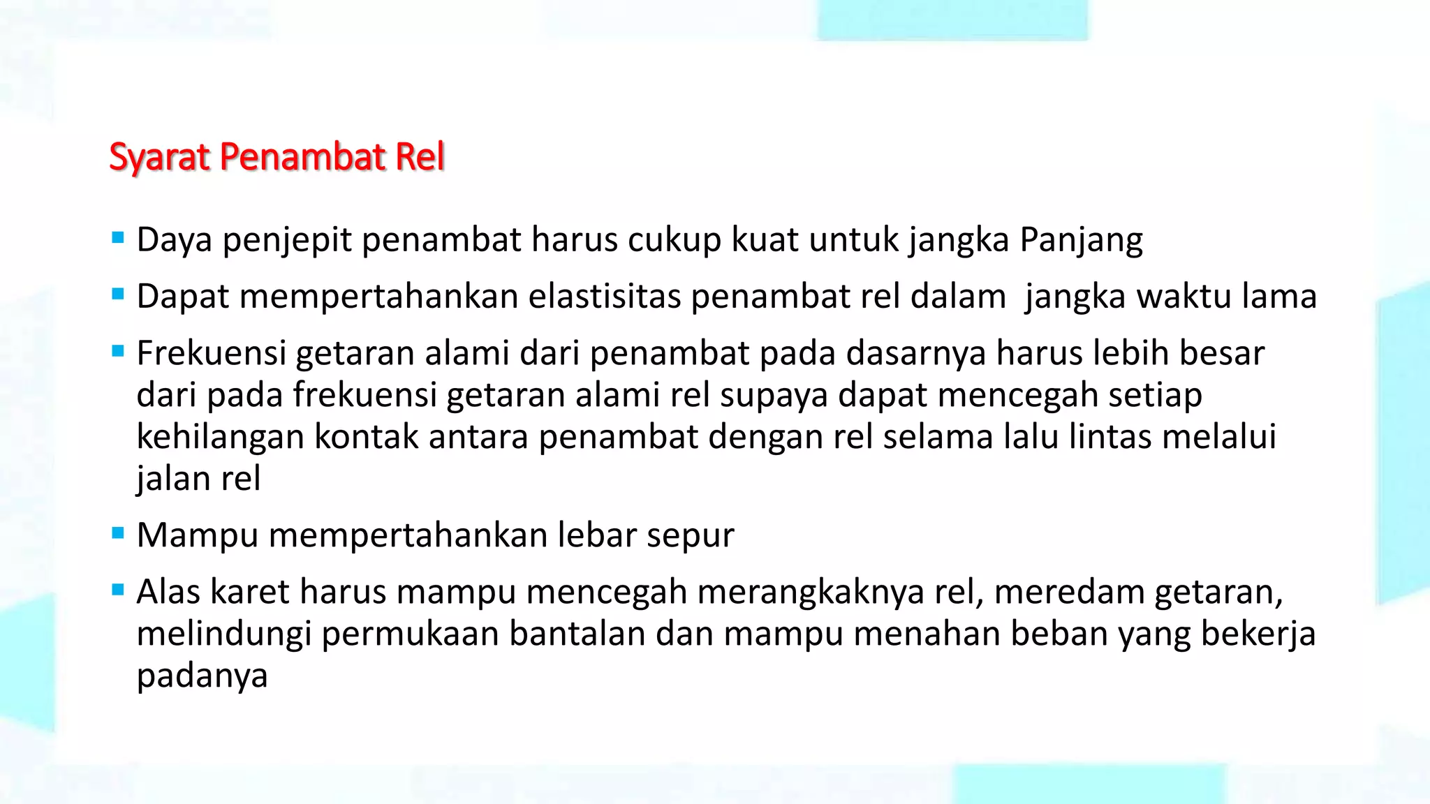 Struktur Jalan Kereta Api | PPTX