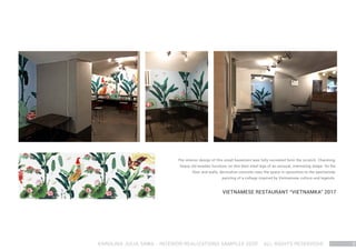 Karolina Julia Sawa - Realization of Interior Designs Samples 2020 | PDF