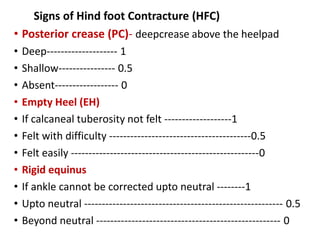CTEV Imaging, Classification, Pirani scoring system, conservative ...