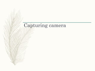 camera functions | PPT