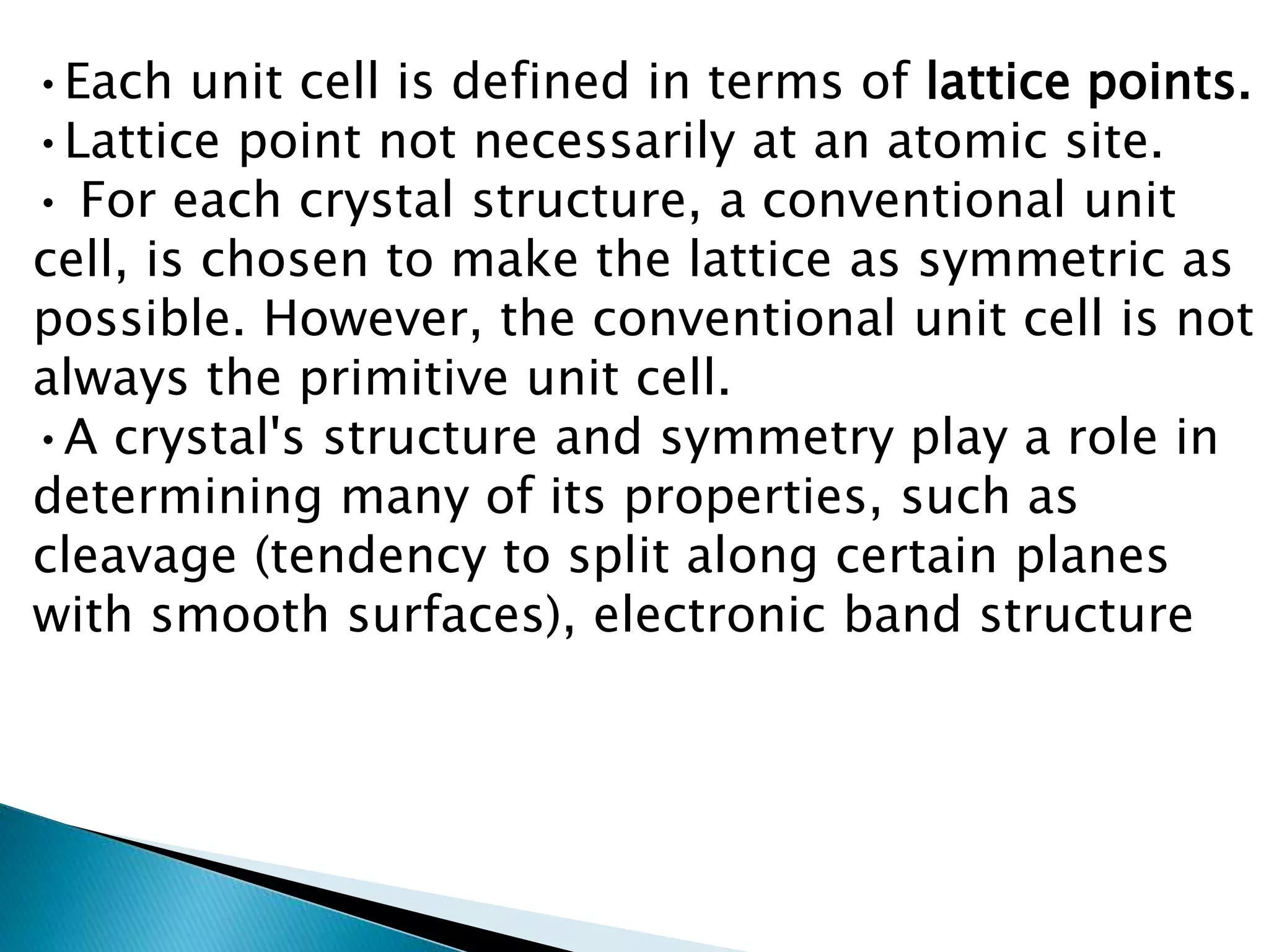 CRYSTAL STRUCTURE | PPTX