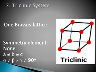 CRYSTAL STRUCTURE | PPTX