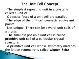 CRYSTAL STRUCTURE | PPTX