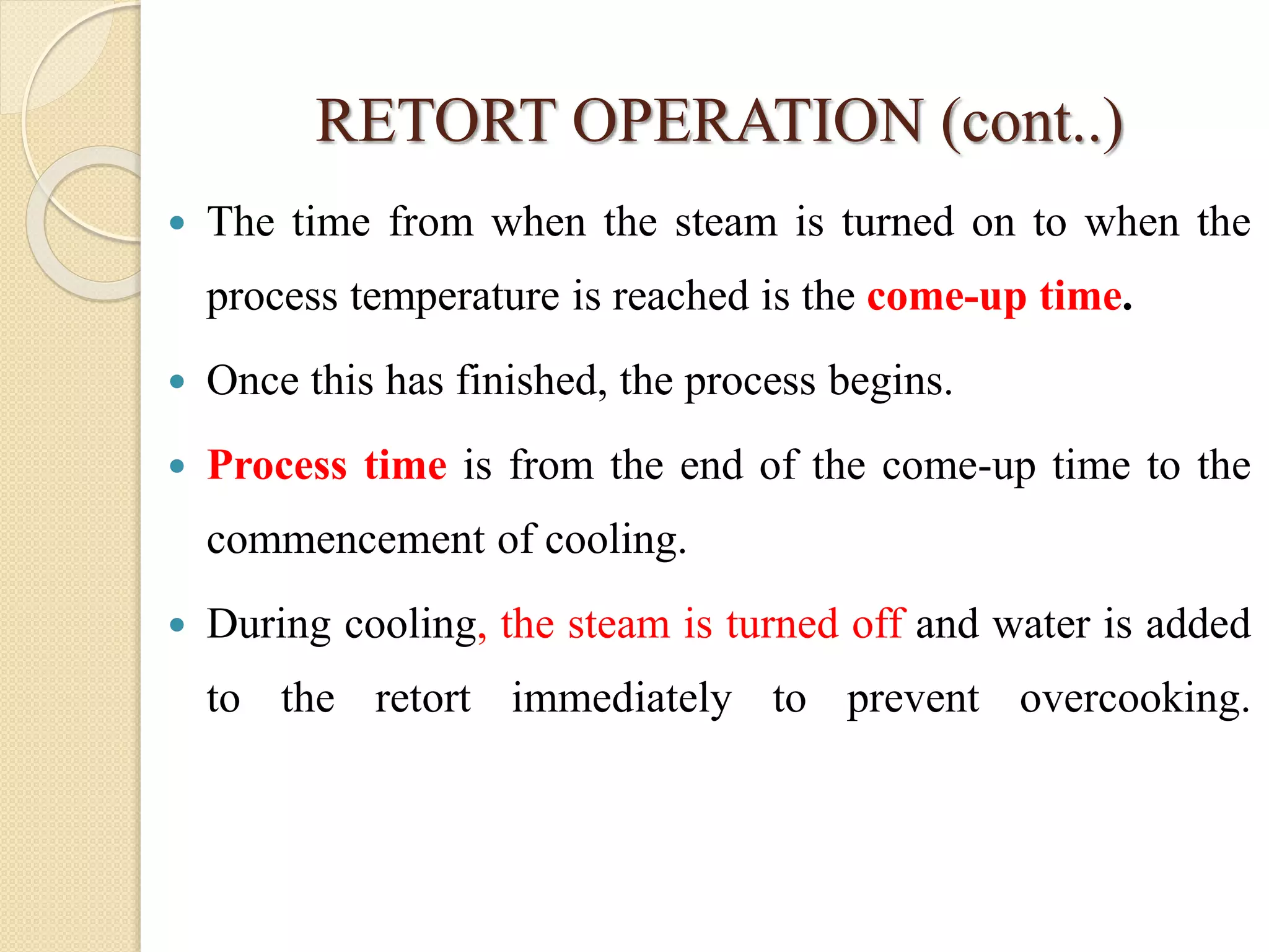 RETORT PROCESSING BY Dr.P.RAJKUMAR-HOD (F&PE) | PPTX