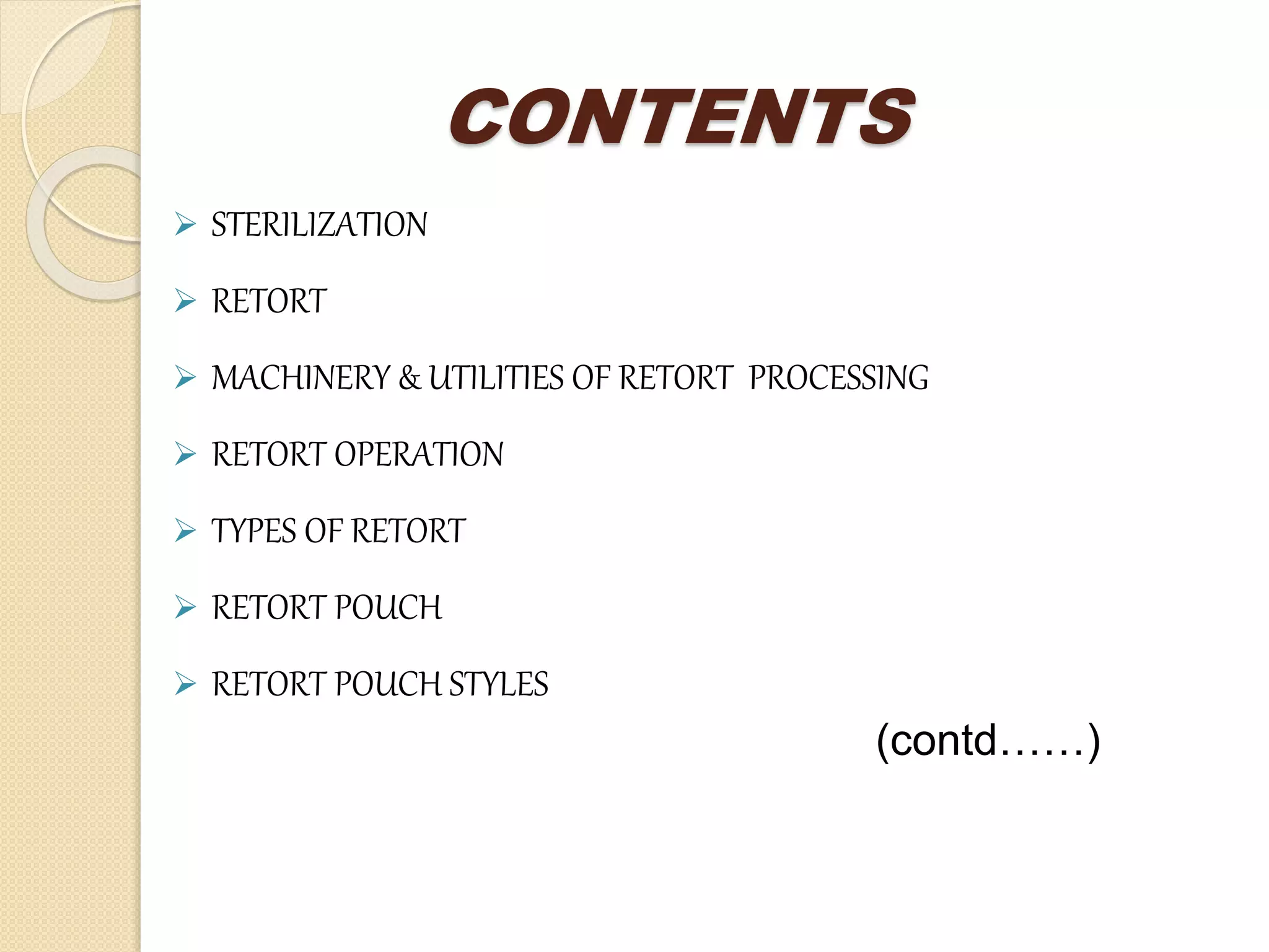 RETORT PROCESSING BY Dr.P.RAJKUMAR-HOD (F&PE) | PPTX