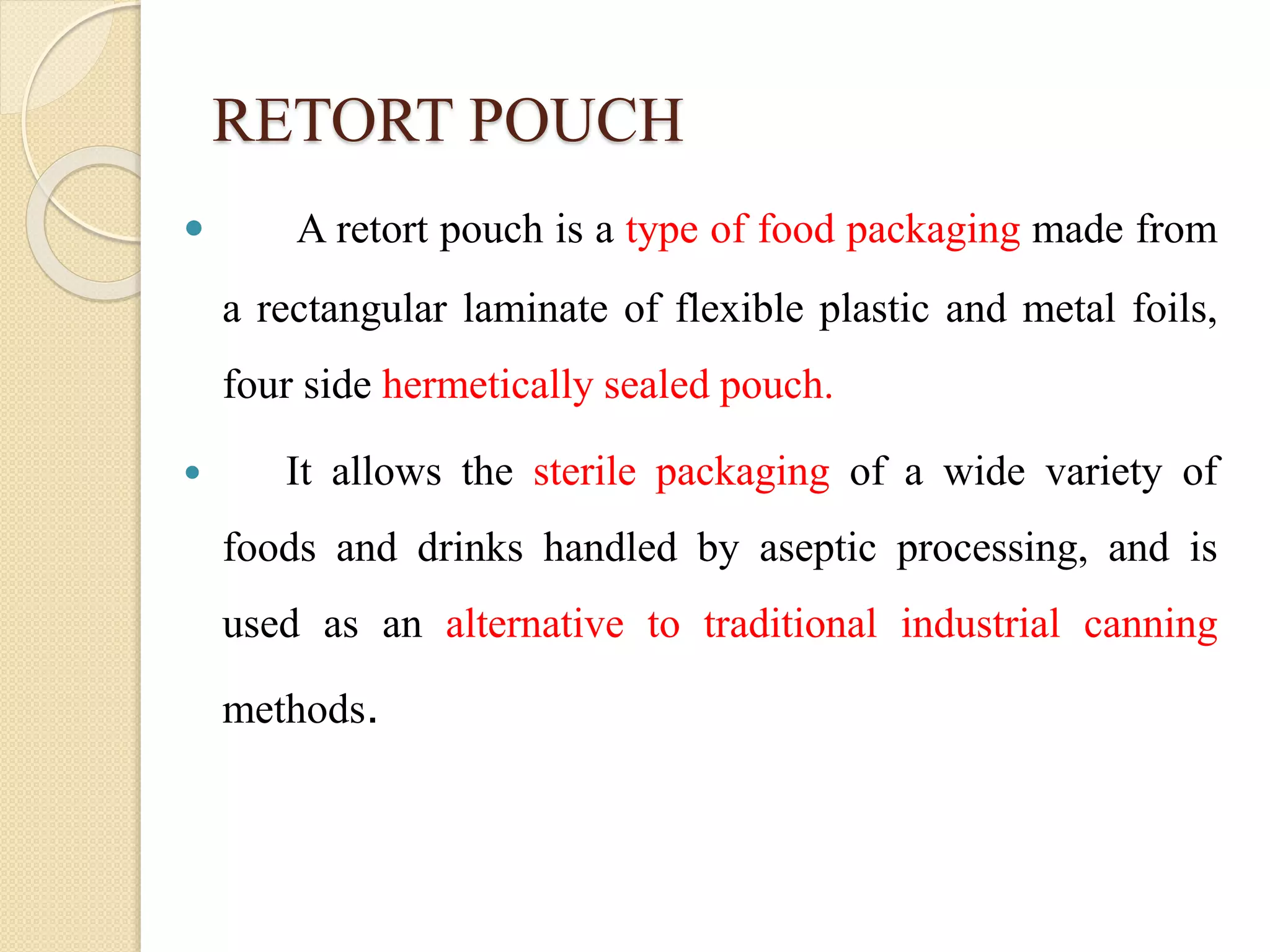 RETORT PROCESSING BY Dr.P.RAJKUMAR-HOD (F&PE) | PPTX