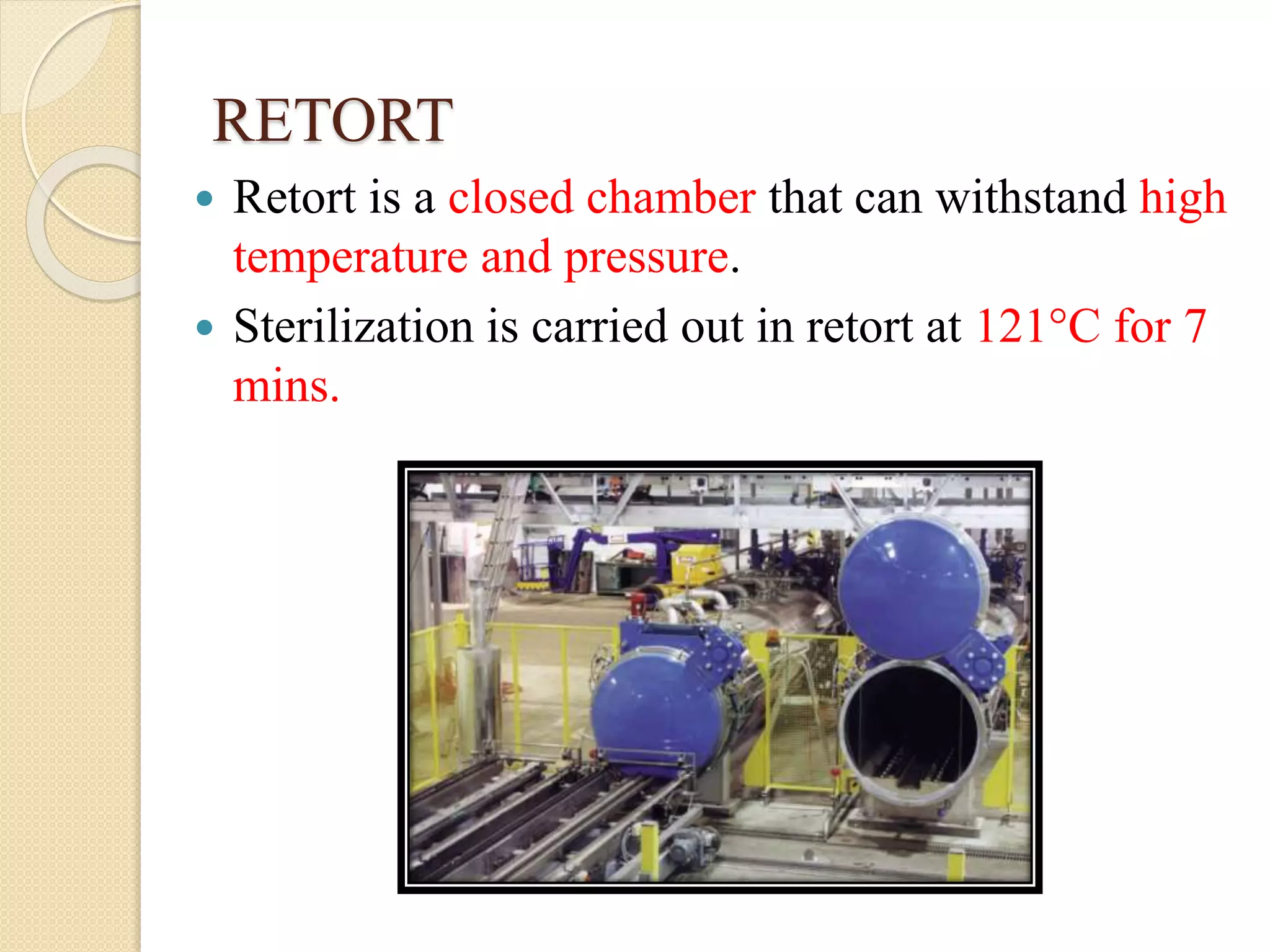 RETORT PROCESSING BY Dr.P.RAJKUMAR-HOD (F&PE) | PPTX