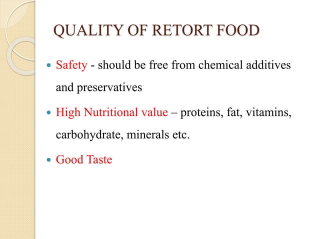 RETORT PROCESSING BY Dr.P.RAJKUMAR-HOD (F&PE) | PPTX