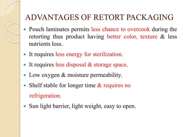RETORT PROCESSING BY Dr.P.RAJKUMAR-HOD (F&PE) | PPTX