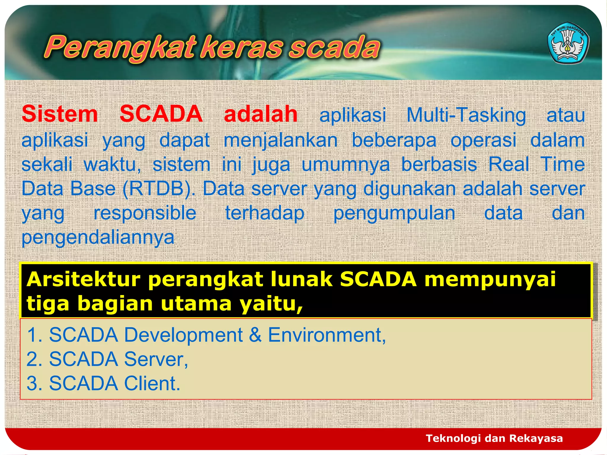 Kk07 mengoperasikan scada sistem pengoperasian unit generator ...