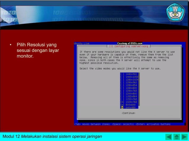 KK12 Melakukan instalasi sistem operasi jaringan berbasis GUI ...