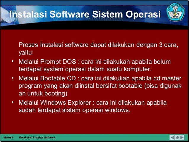 Kk8 melakukan instalasi software