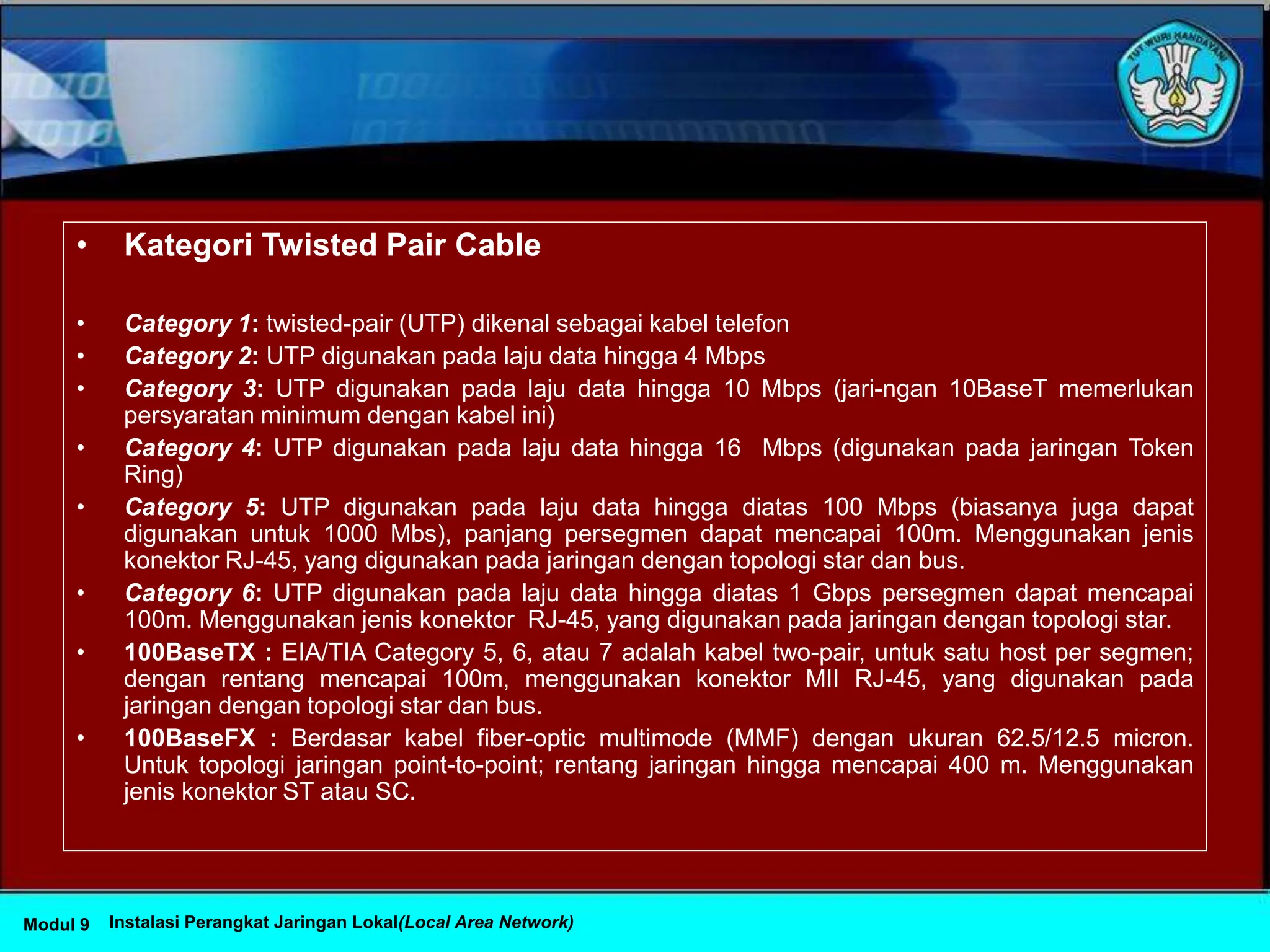 kk9 instalasi perangkat jaringan lokal (local area network).ppt