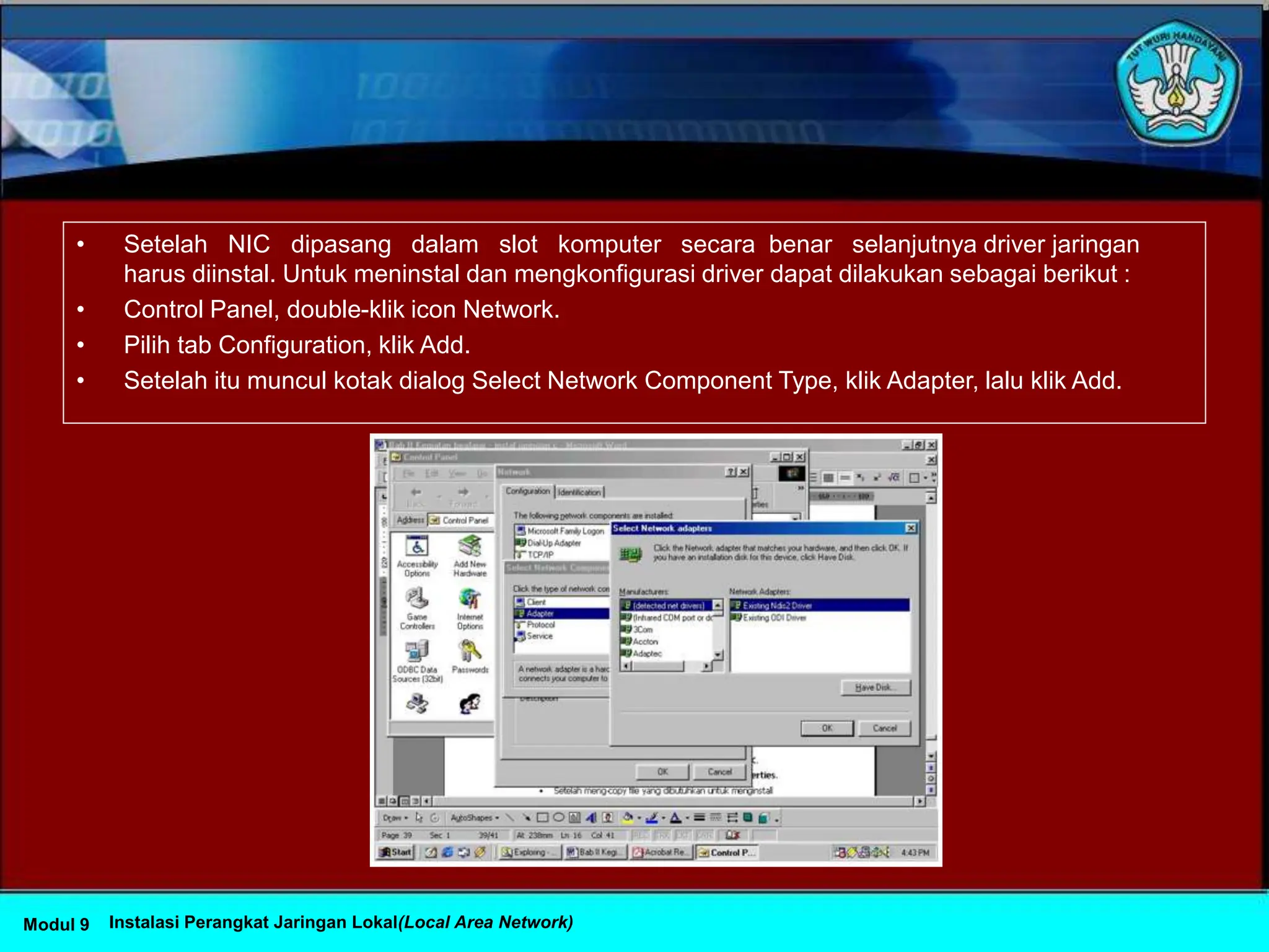 kk9 instalasi perangkat jaringan lokal (local area network).ppt