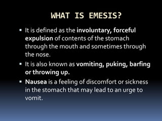 KK Anti emetic drugs | PDF