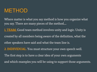 Debate Rules,Tips, Do & Don'ts | PPTX