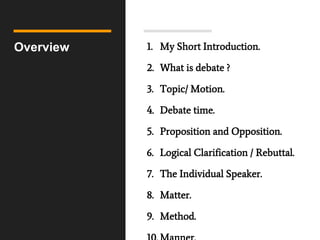 Debate Rules,Tips, Do & Don'ts | PPTX