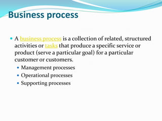BUSINESS PROCESS MODEL | PDF