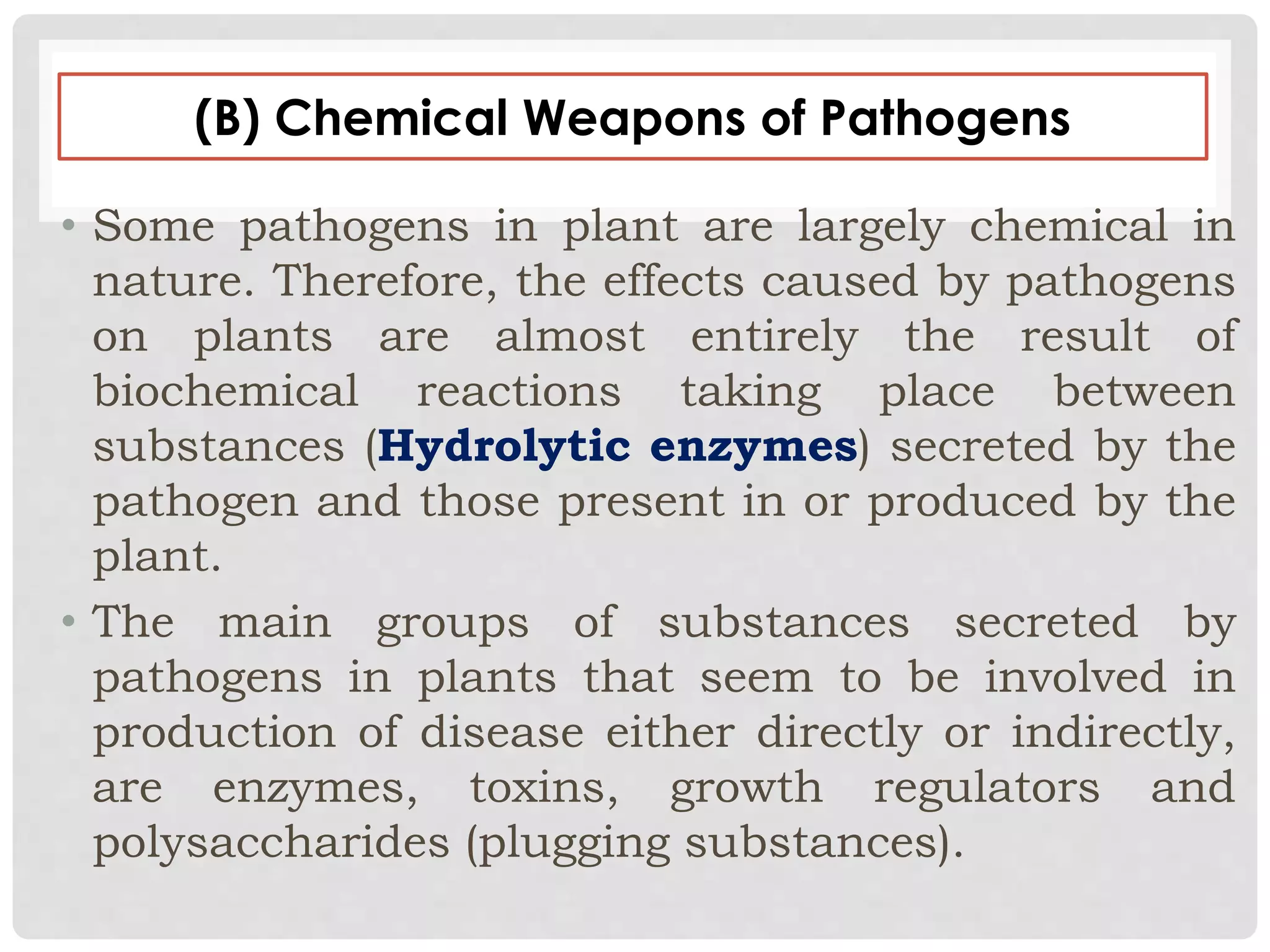Plant - Pathogen Interaction and Disease Development | PPTX