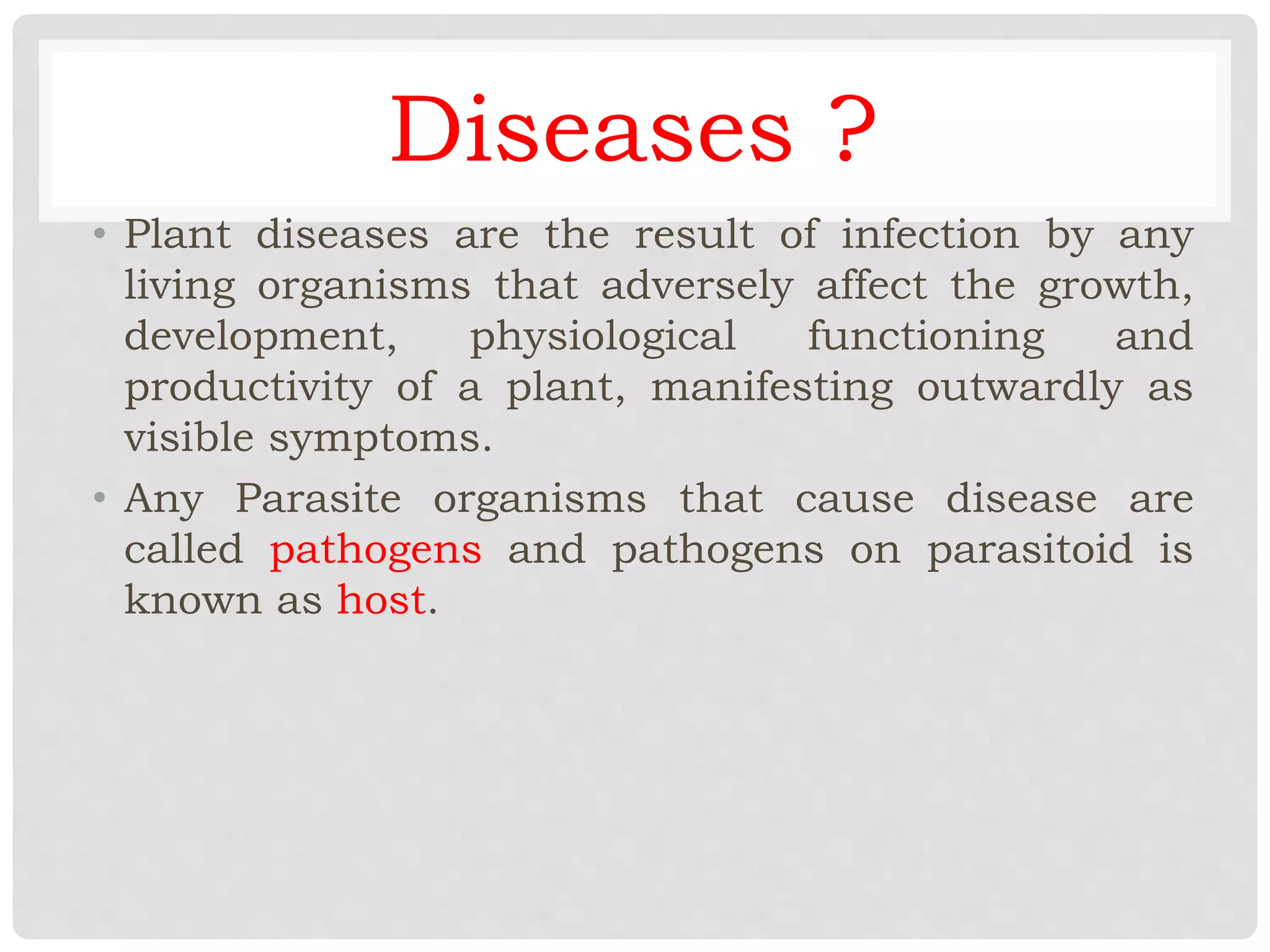 Plant - Pathogen Interaction and Disease Development | PPTX