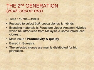 Kk day 2 am 5th speaker agung cocoa breedingprogressinindonesia | PDF