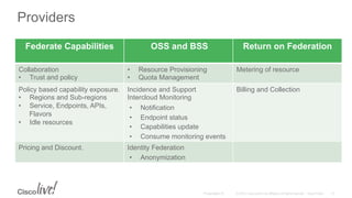 DEVNET-1165 Intercloud Federation Model | PDF
