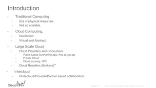DEVNET-1165 Intercloud Federation Model | PDF