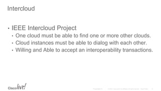 DEVNET-1165 Intercloud Federation Model | PDF