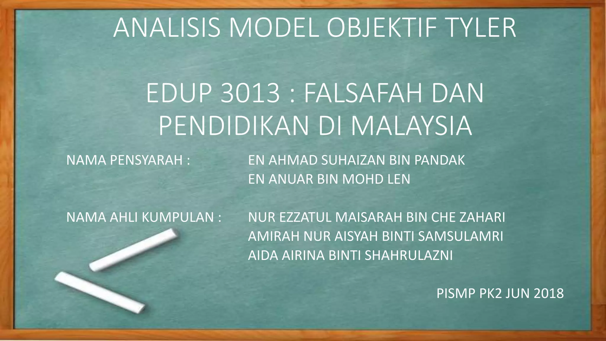 Kk edup 3013 tyler | PPTX