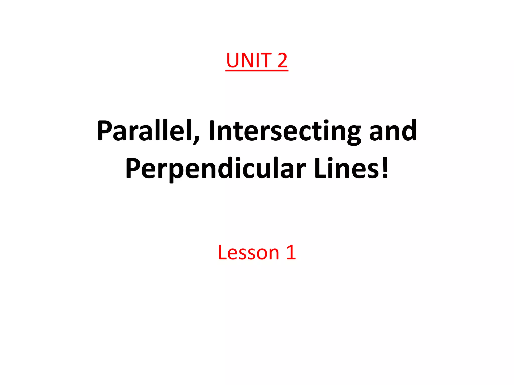 U2 l1 lines | PPTX