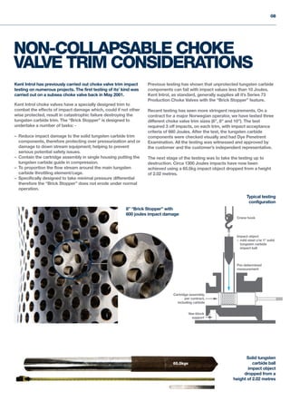 Choke Valve details, maintenance and operation | PDF