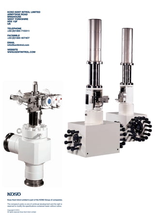 Choke Valve details, maintenance and operation | PDF