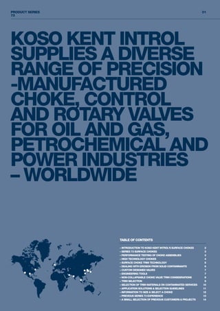 Choke Valve details, maintenance and operation | PDF