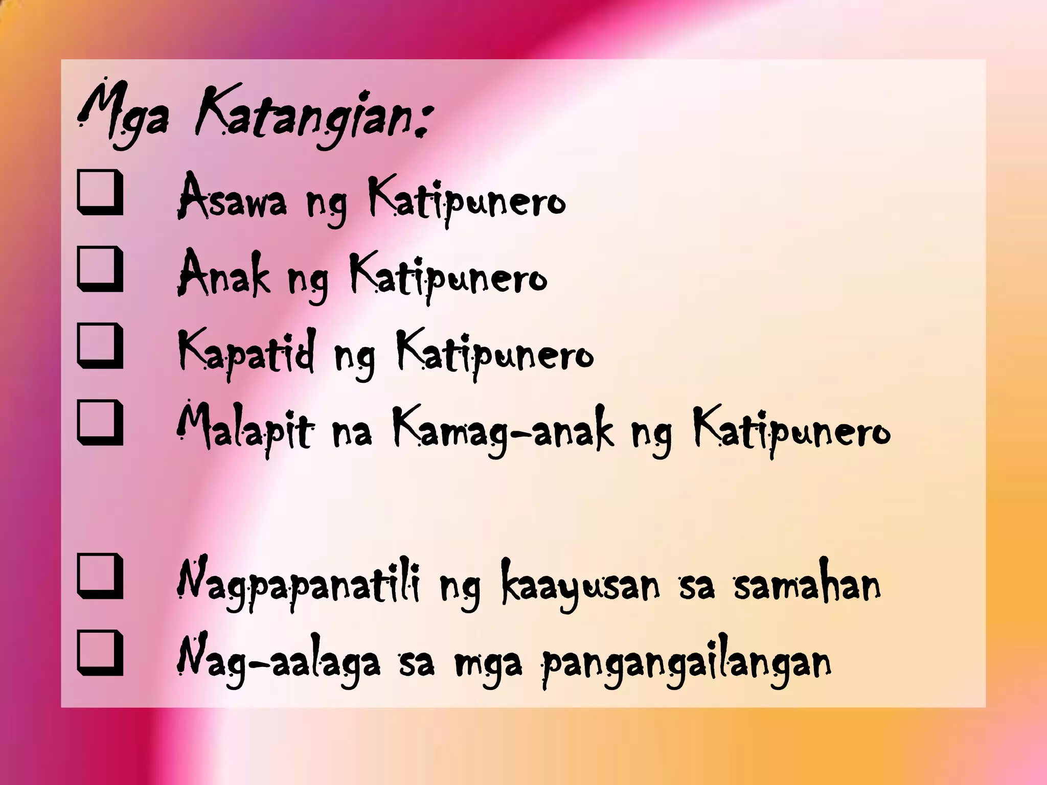 Kababaihan ng KKK, Sigaw sa Pugadlawin | PPTX
