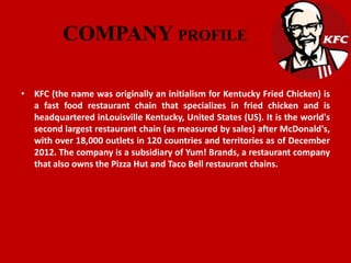 Project on KFC | PPT