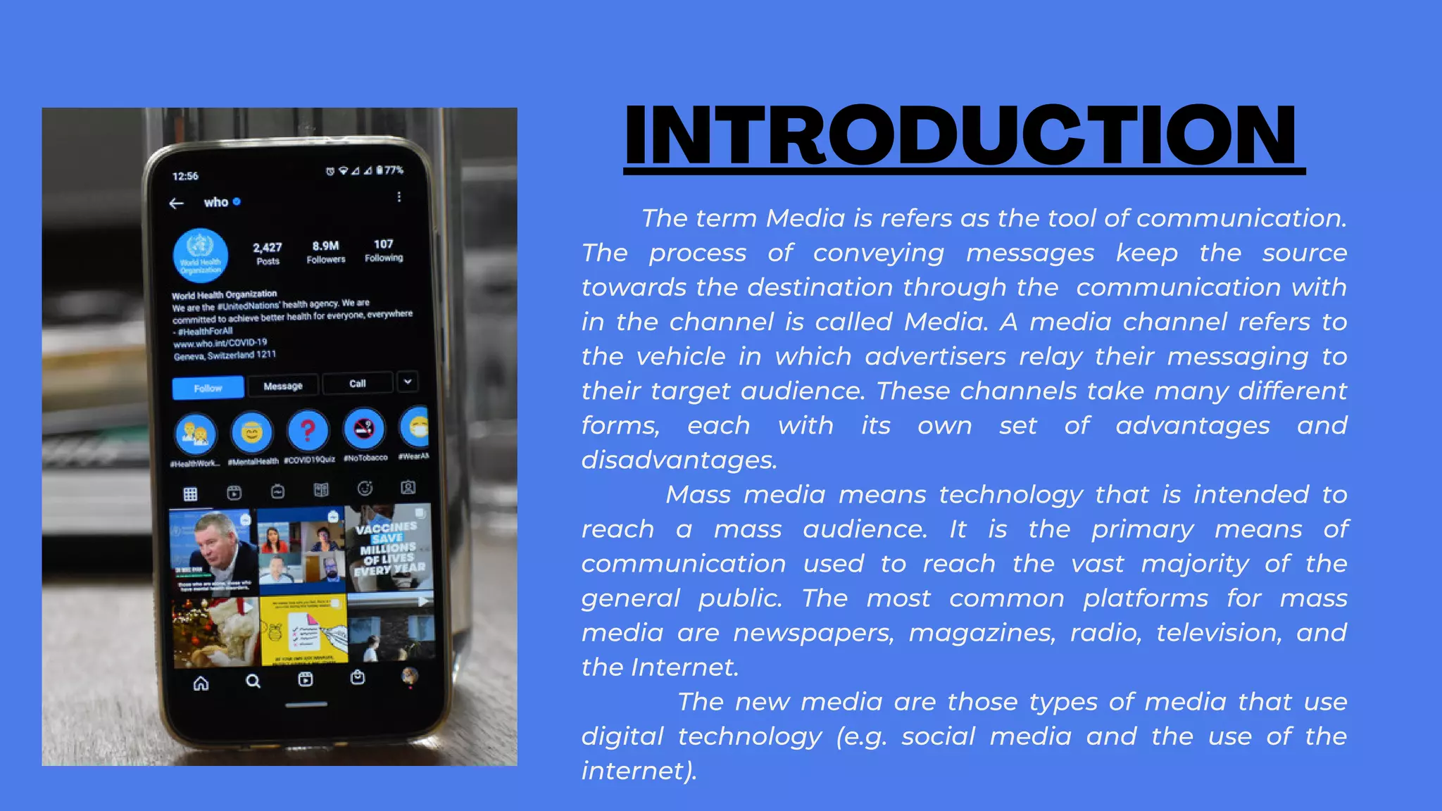 social media is the new media of the communication | PDF