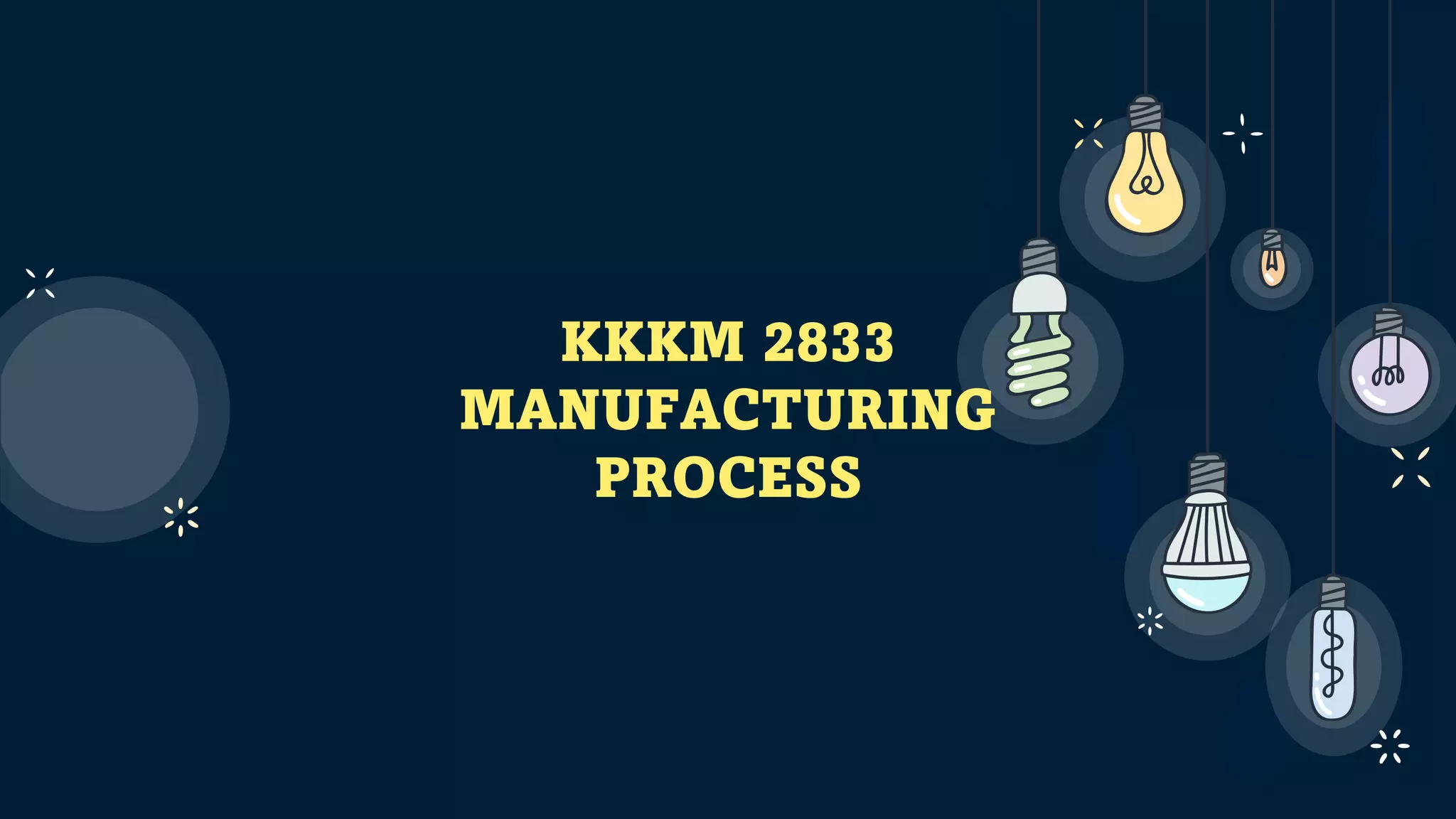 KKKM 2833 Manufacturing Process Video Making Assignment | PPT