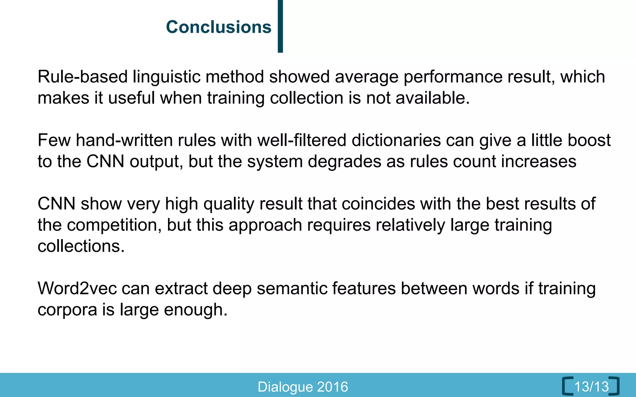 Entity Based Sentiment Analysis Using Syntax Patterns And Convolutional