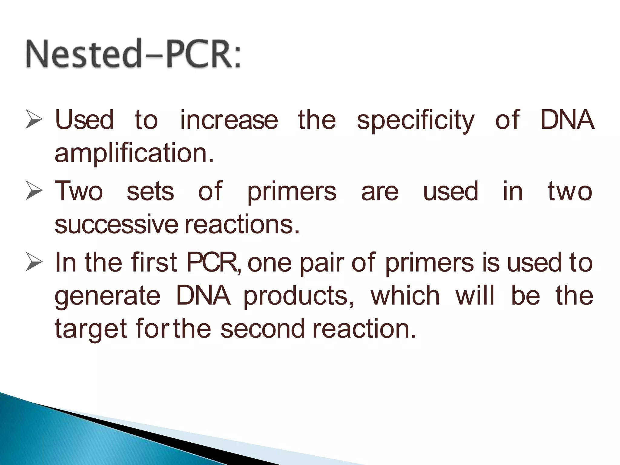 different types of pcr | PPTX