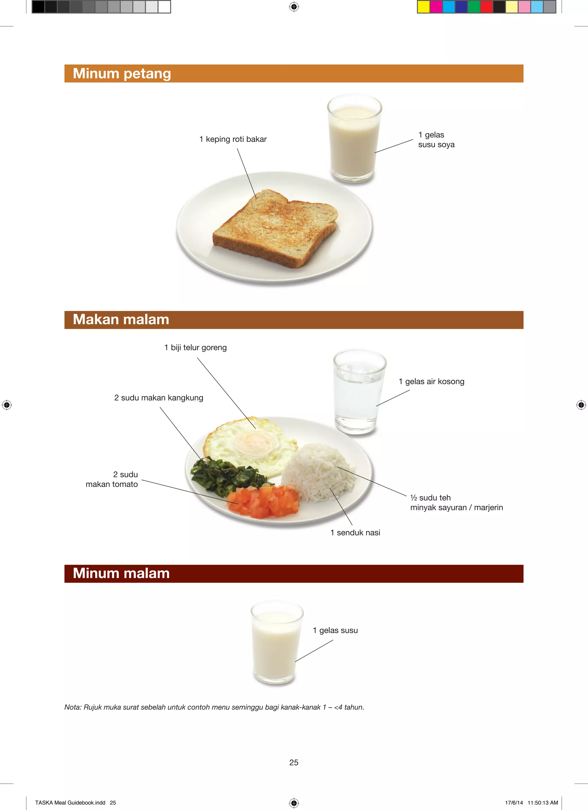 Garis Panduan menu taska KKM | PDF