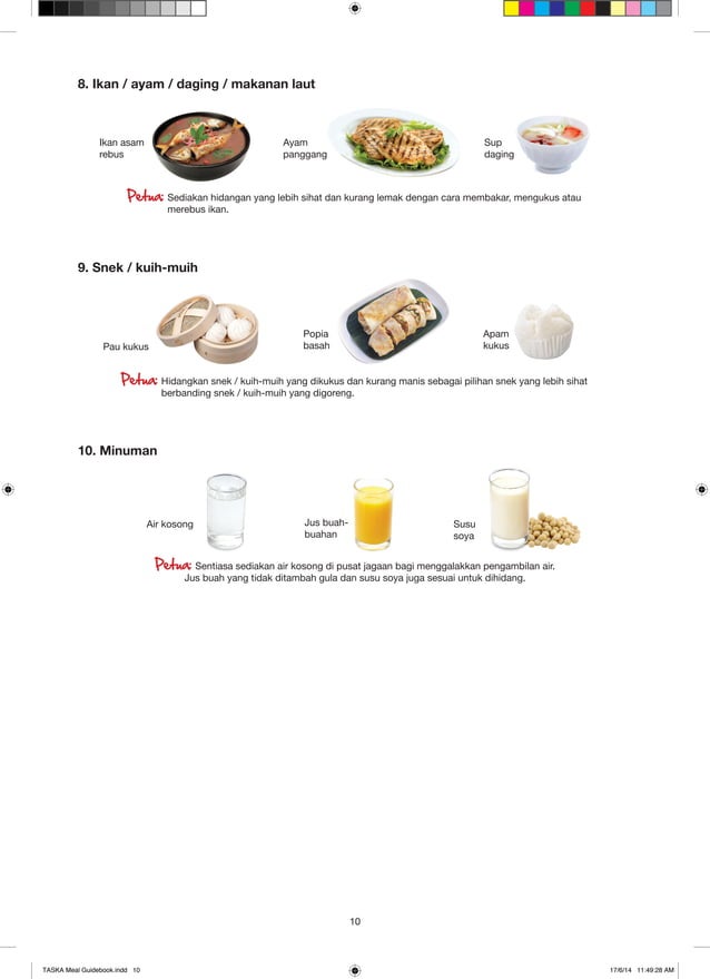 Garis Panduan menu taska KKM | PDF