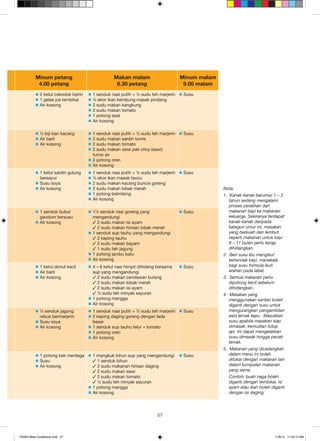 Garis Panduan menu taska KKM | PDF