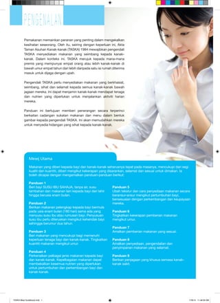 Garis Panduan menu taska KKM | PDF