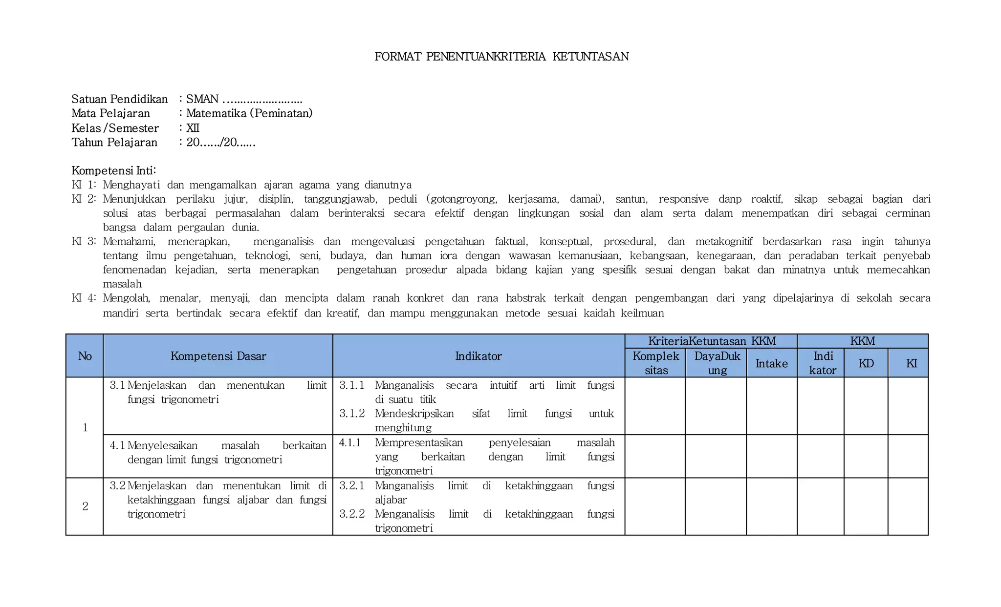 Kkm mtk minat smstr1 12 | PPT