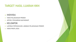 PEMBEKALAN KKN GELOMBANG 15 UNIVERSITAS BALIKPAPAN | PPTX